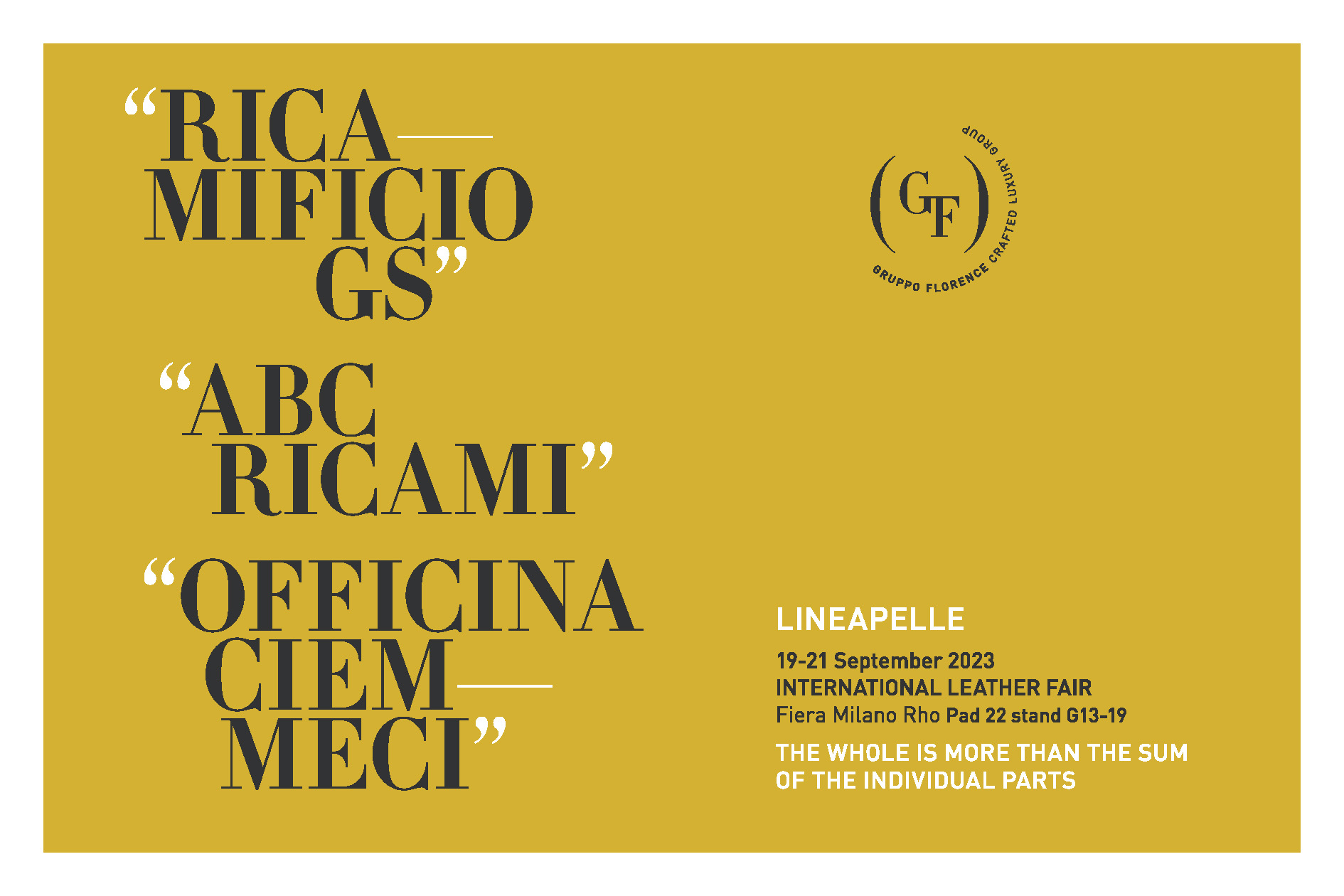 FLORENCE GROUP DEBUTS AT LINEAPELLE - Gruppo Florence